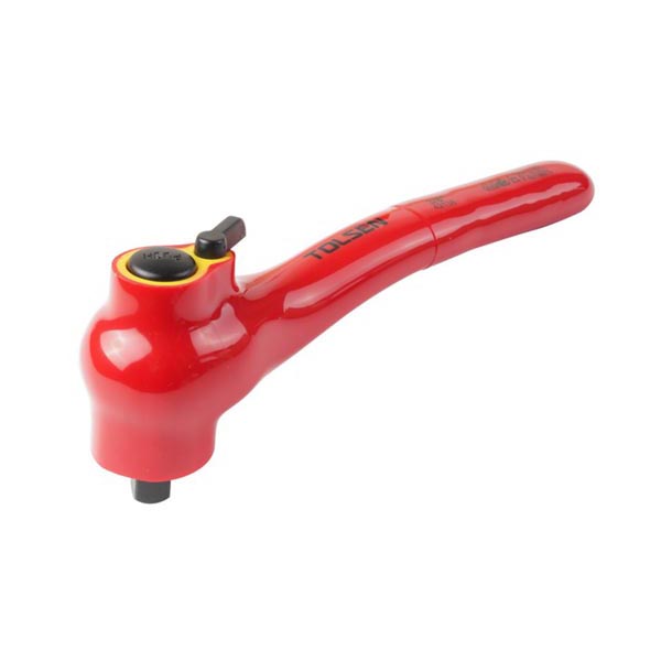 DIPPED INSULATED REVERSIBLE RATCHET HANDLE 1/2″ 3/8″ – TOLSEN VDELINE